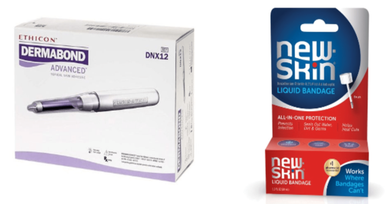 Dermabond adhesive vs liquid bandage: Differences,application ...